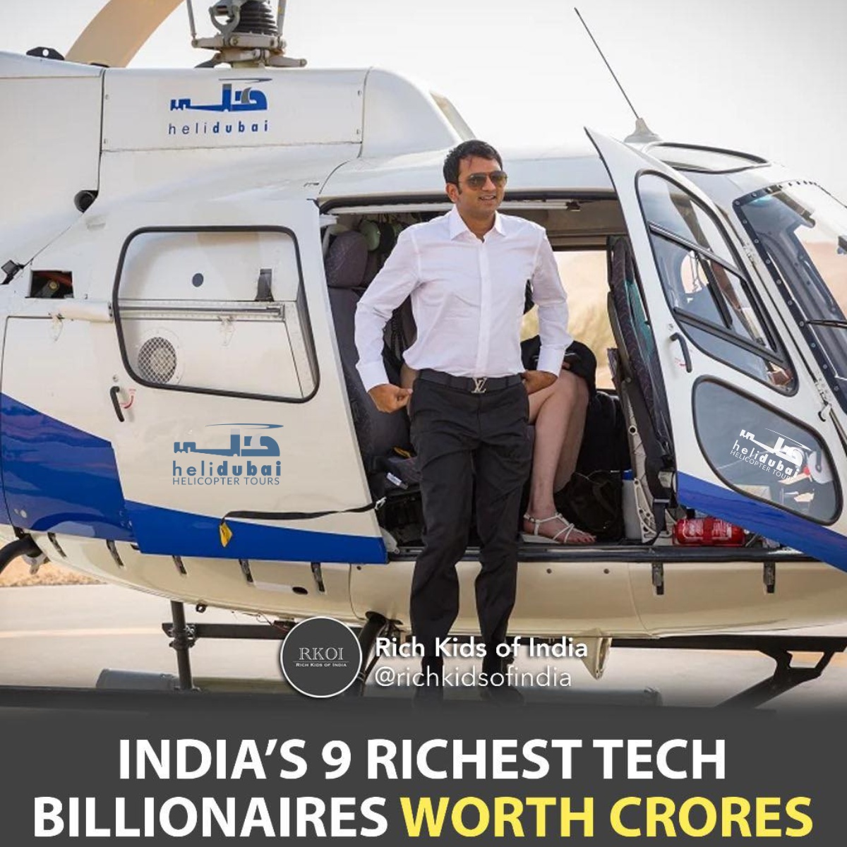 Helicopter Tour Over Dubai by HeliDubai!